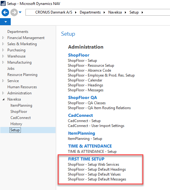 Setting up the first time - Installation and Setup guide - 1