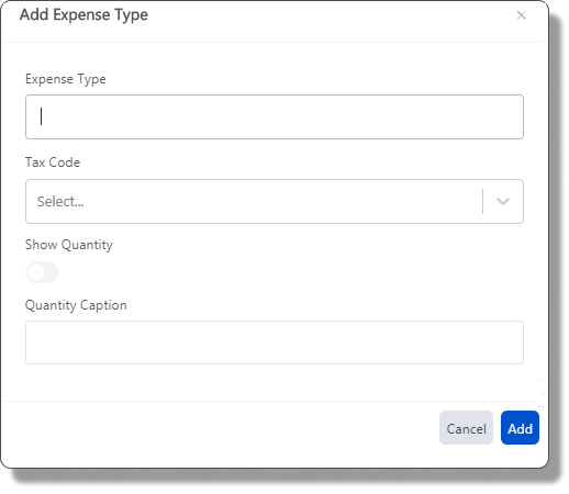 Expense Types - TimeLive Help v13 - 1