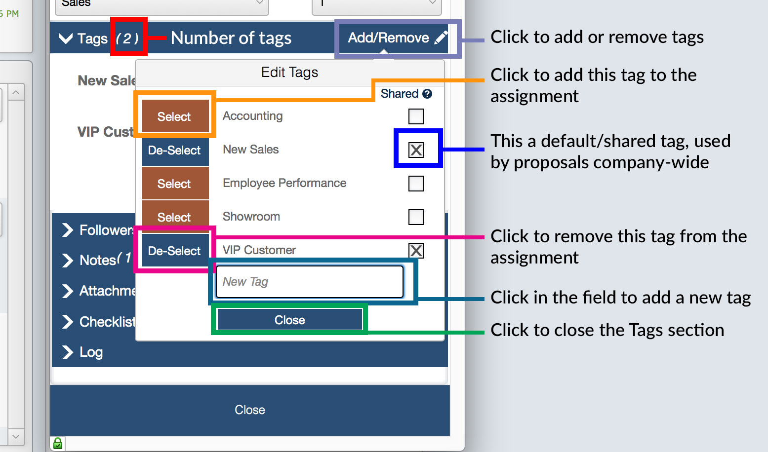 Assignments (section) - iPoint Control - 1