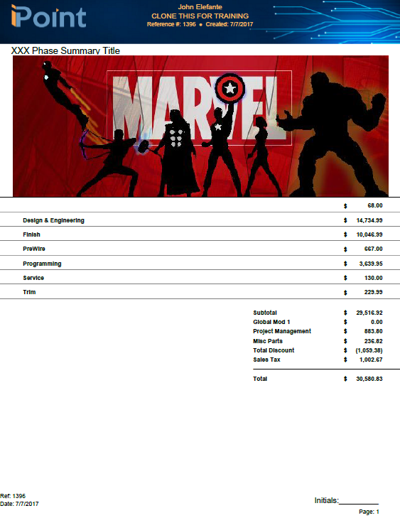 Executive Summary (tab) - iPoint Control - 1