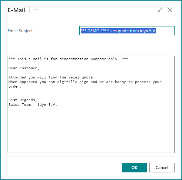 Edit email subject and body - ApproveIT - 365