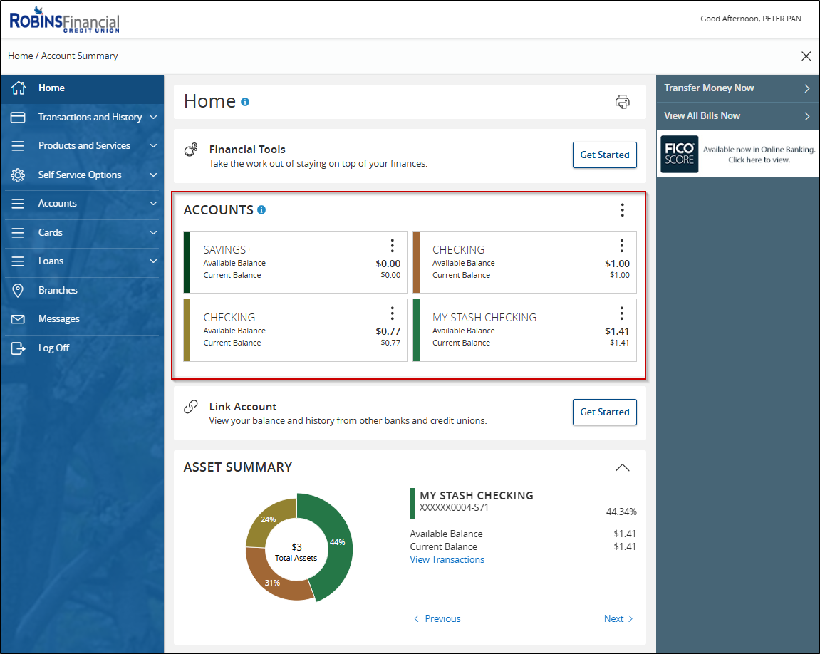 Finding Your MICR/Routing Number - Digital Banking User Guide - 1