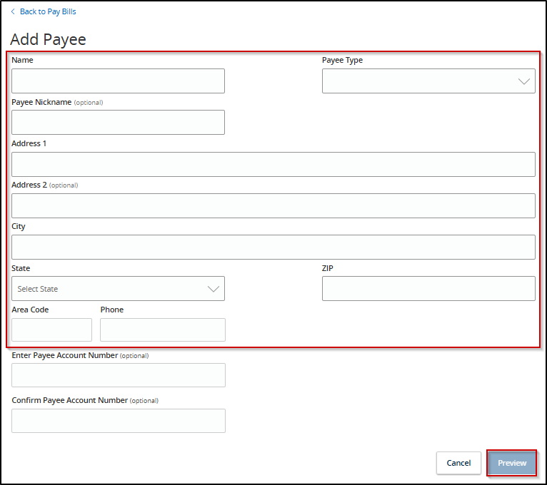 Mobile Bill Pay - Digital Banking User Guide - 1