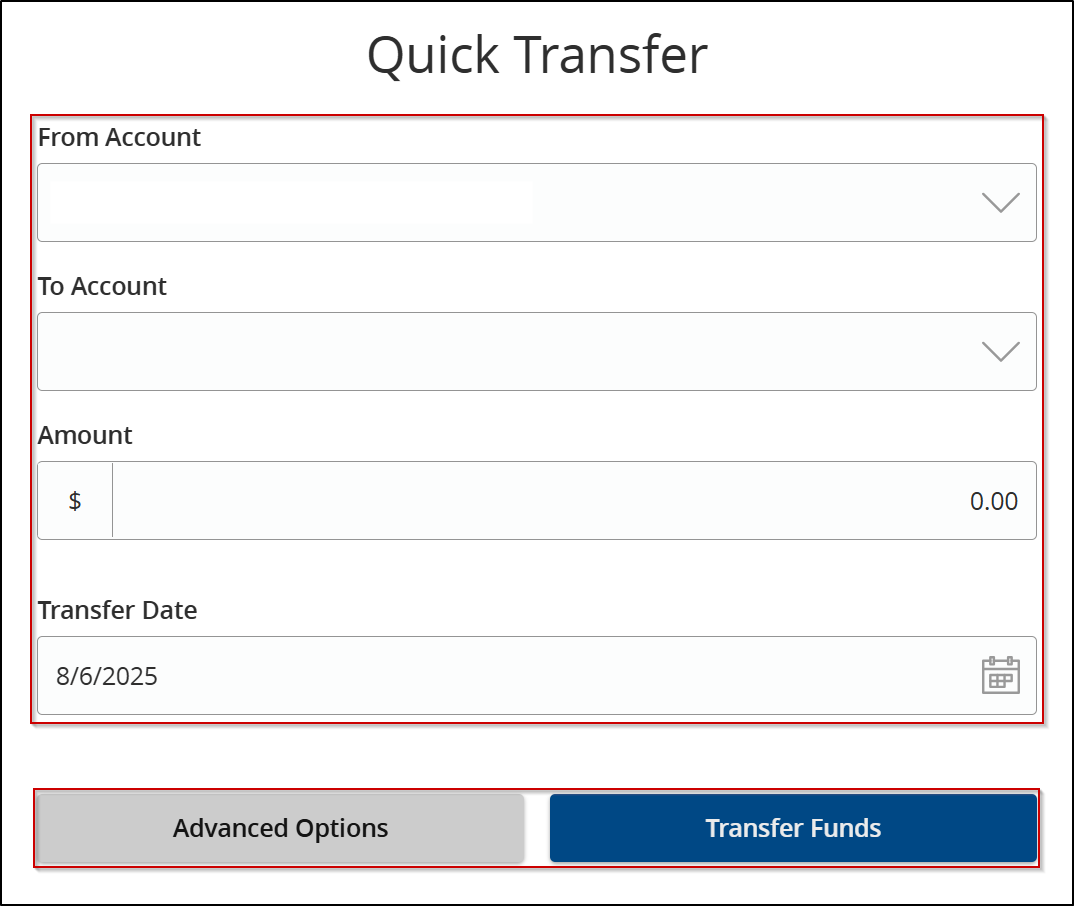 Quick Transfer - Digital Banking User Guide - 1