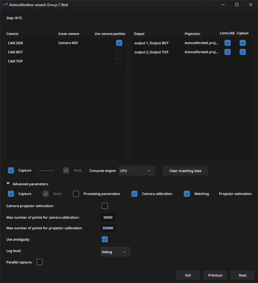 3D Auto-calibration Guide - Modulo Kinetic user manual - V7