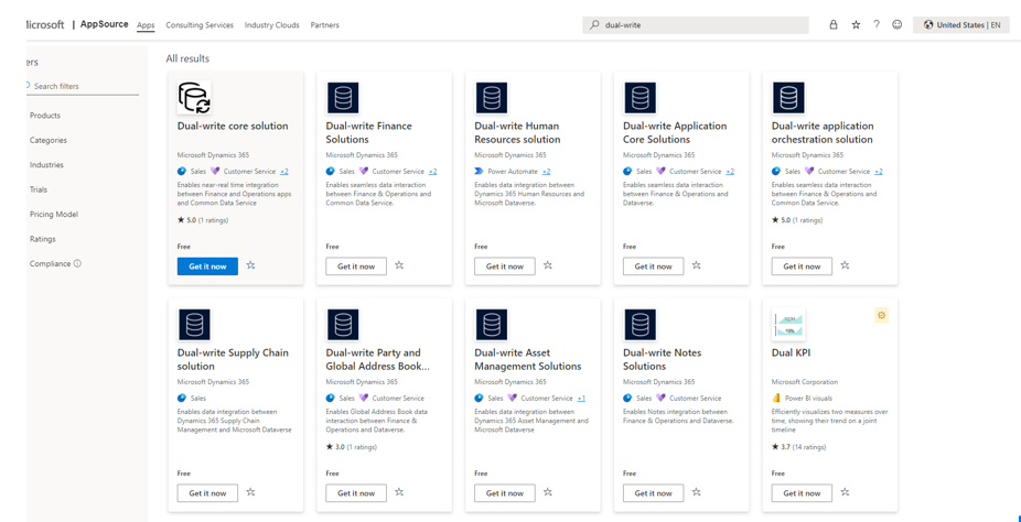 Install Dual-write applications - sa.global IP deployment guide - 1