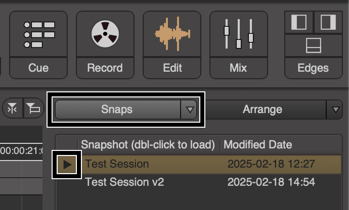 Session Snapshots - Mixbus - 11