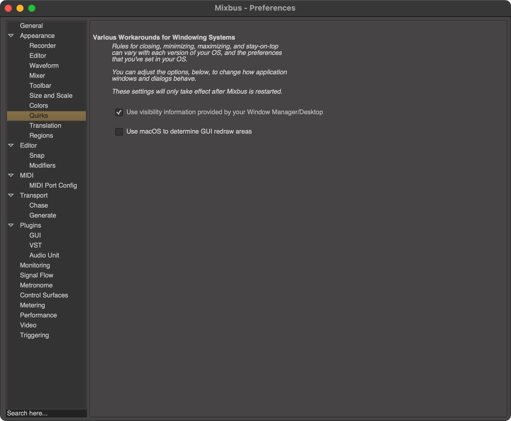 Quirks - Mixbus - 11