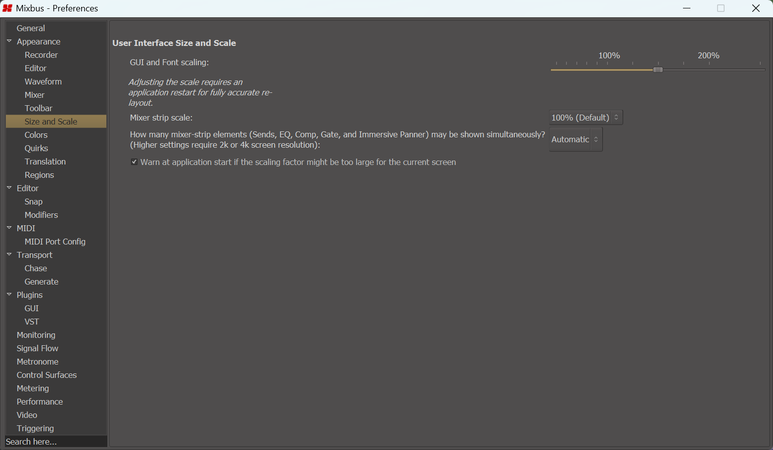 Size and Scale - Mixbus - 11