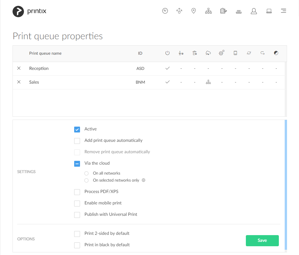 Print Queue Properties Printix Administrator Manual 1